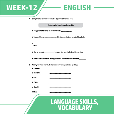 9th Grade English Worksheets