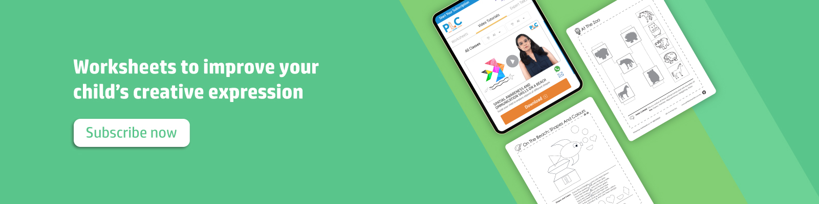 Learning Worksheets For 3-12 Years Old Kids - Print Learn Center